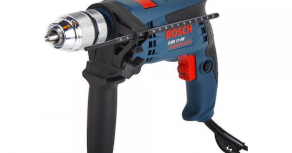 ΚΡΟΥΣΤΙΚΟ ΔΡΑΠΑΝΟΚΑΤΣΑΒΙΔΟ ΗΛΕΚΤΡΙΚΟ BOSCH GSB 13 RE (ΧΩΡΙΣ ΚΑΣΕΤΙΝΑ)